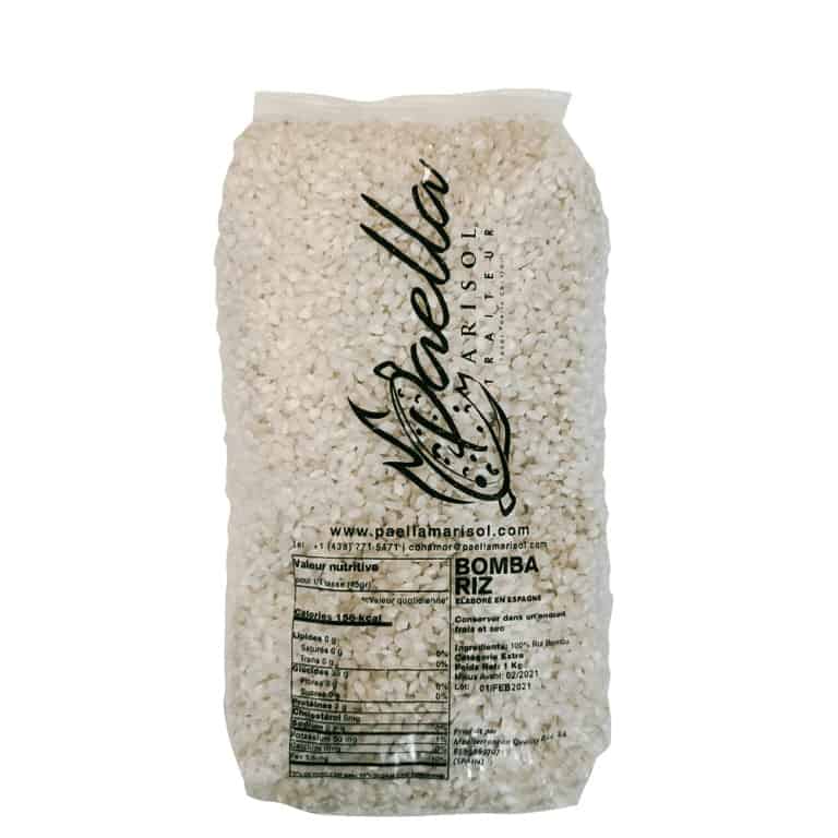 Riz Bomba De Valence 1 Kg | Riz à Paella | Paella Marisol
